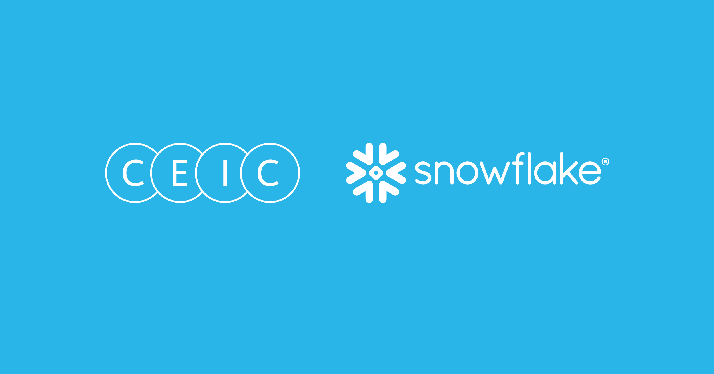 CEIC launches global markets economic data sets on Snowflake ...